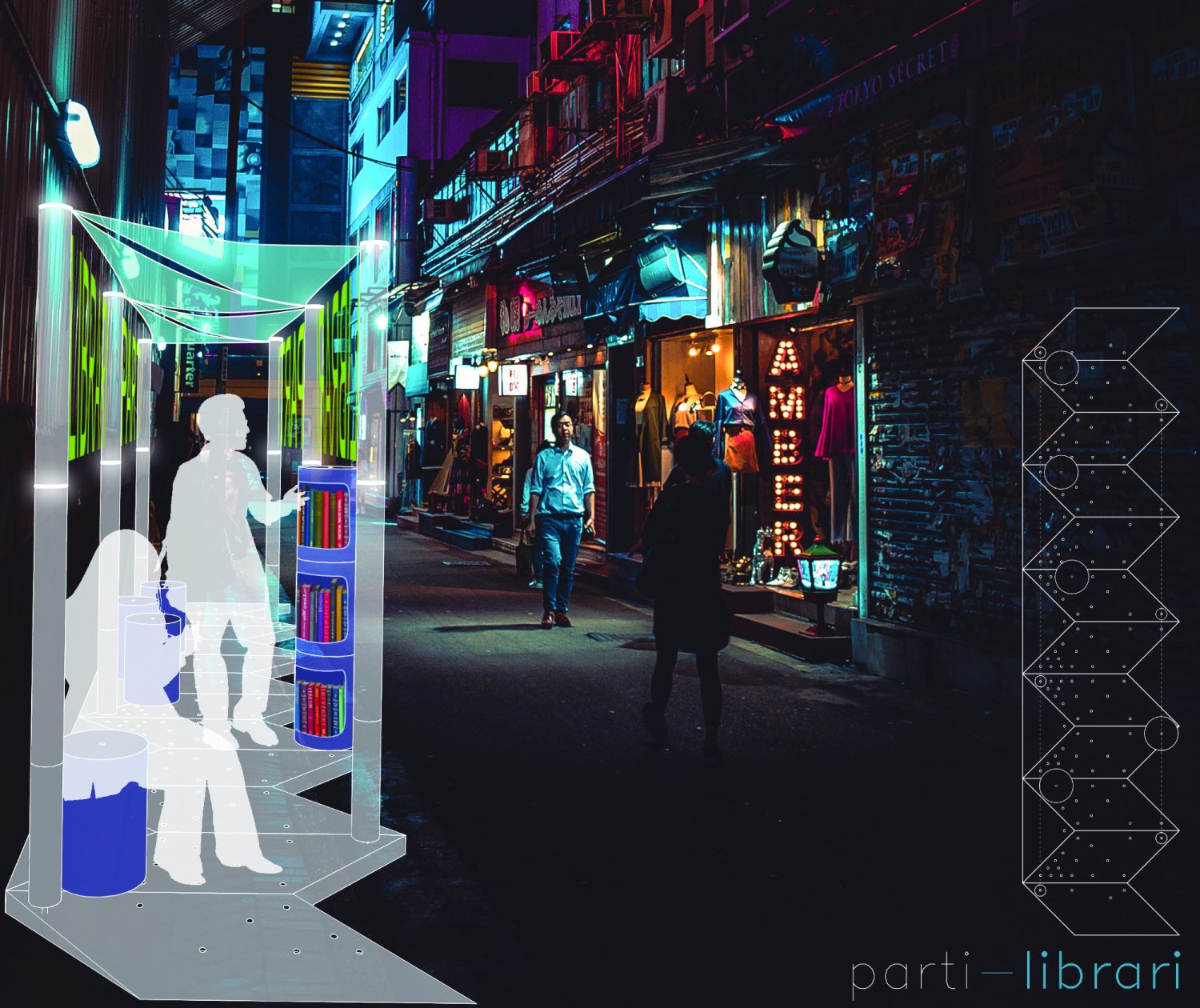 Parti-Librari: A Portable Reading Room Concept - BKV Group